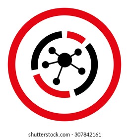 Connections Diagram Vector Icon This Rounded Stock Vector (Royalty Free ...
