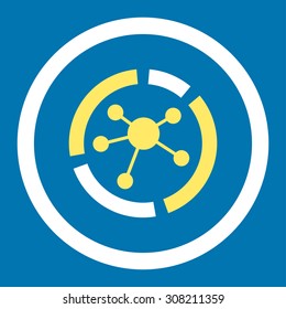Connections Diagram Vector Icon This Rounded Stock Vector (Royalty Free ...