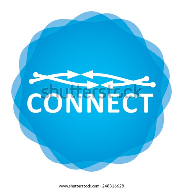 Connetion Icon Communication Concept Abstract Illustration Stock Vector ...