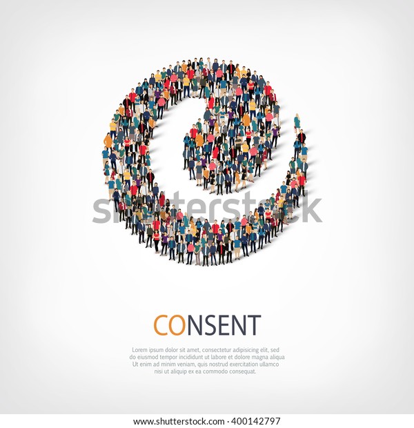 Consent People Symbol Stock Vector (Royalty Free) 400142797 | Shutterstock