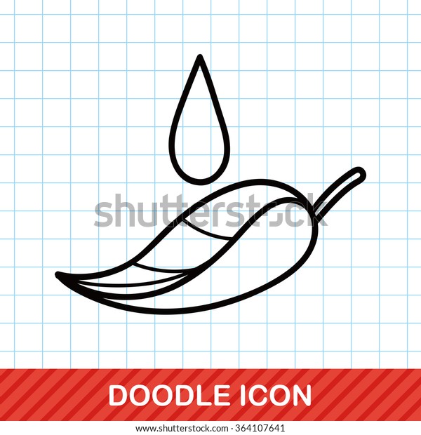 Conserve Water Protect Environment Doodle Stock Vector (Royalty Free ...