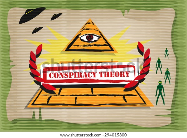 Conspiration Théorie. Images clipart modifiables. : image vectorielle ...