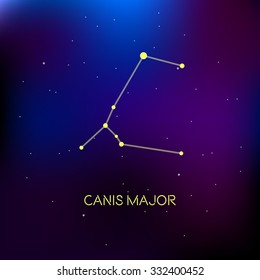 71 Constellation big dog Images, Stock Photos & Vectors | Shutterstock