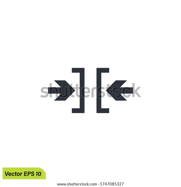 Constraint Icon Illustration Symbol Simple Design Stock Vector (Royalty ...
