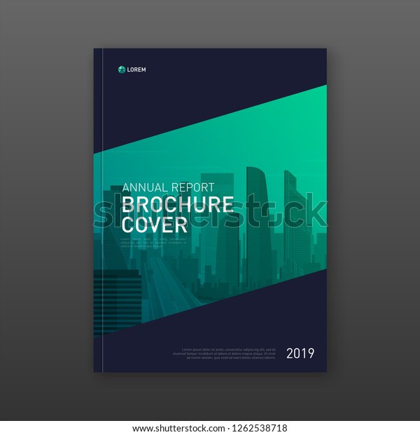 Construction Brochure Cover Design Layout Good Stock Vector (Royalty ...