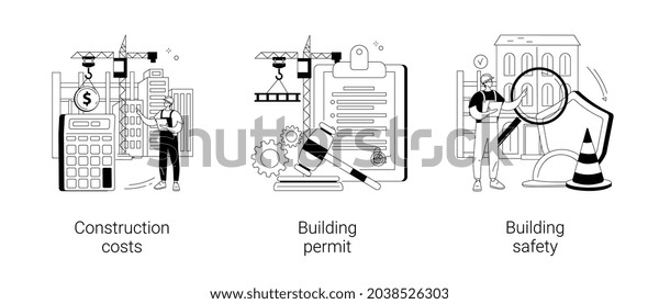 Construction Business Abstract Concept Vector Illustration Stock Vector ...