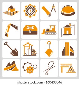 Construction Civil Engineering Icons: vetor stock (livre de direitos ...
