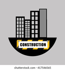 Construction Design Work Icon Repair Concept Stock Vector (Royalty Free ...