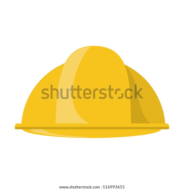 Construction Helmet Icon Cartoon Style Isolated Stock Vector (Royalty ...