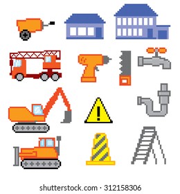 Construction pixel art : 11 984 images, photos et images vectorielles ...