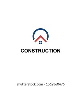 Construction Logo House Symbol Stock Vector (Royalty Free) 1562360476 ...