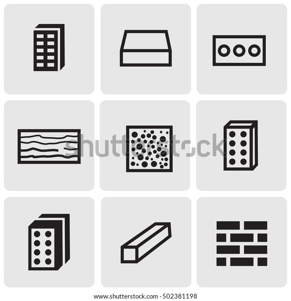 Iconos de materiales de construcción