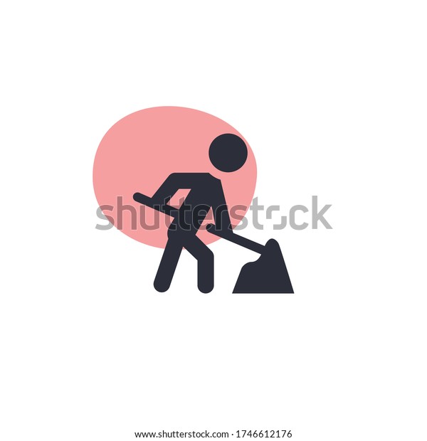 Construction Modern Icon Pictogram Stock Vector (Royalty Free ...