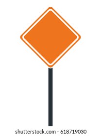 Construction Road Sign Icon Stock Vector (Royalty Free) 618719030 ...
