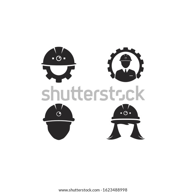Construction Workers Under Construction Logo Vector: vector de stock ...