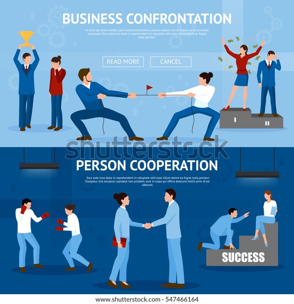 Constructive Business Confrontation Productive Cooperation Success ...