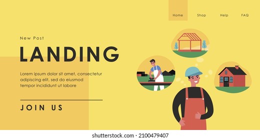 6,319 vectores de Constructor pensando - Vectores, imágenes y arte ...