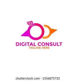 Consult Logo Icon Chat Logo Design Stock Vector (Royalty Free ...