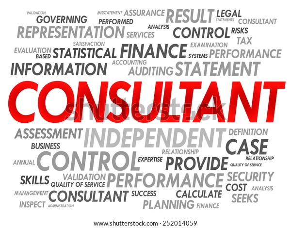 Consultant Word Cloud Business Concept Stock Vector (Royalty Free ...