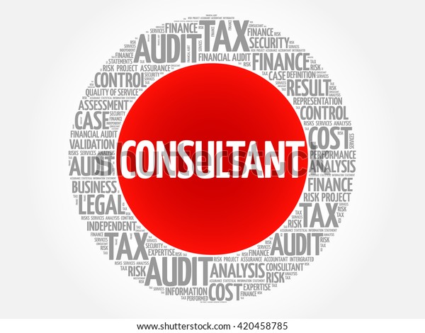 Consultant Word Cloud Business Concept Stock Vector (Royalty Free ...