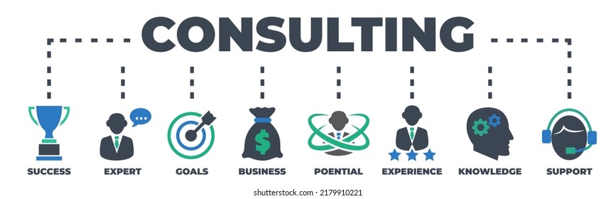 Consulting Concept Icons Signs Stock Vector (Royalty Free) 2179910221 ...