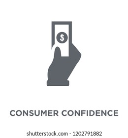 Consumer Confidence Icon Consumer Confidence Design Stock Vector ...