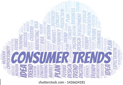Consumer Trends Word Cloud Wordcloud Made Stock Vector (Royalty Free ...