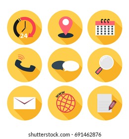 16,358 Orange Contact Icons Stock Vectors, Images & Vector Art ...