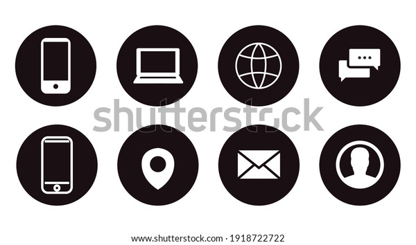 62,656 Telephone Email Web Icons Images, Stock Photos & Vectors ...