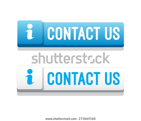 Contact Us Info Buttons Stock Vector (Royalty Free) 273664160 ...