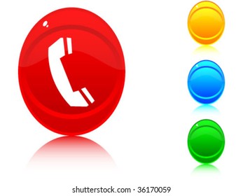 Contact Web Buttons Stock Vector (Royalty Free) 36170059 | Shutterstock