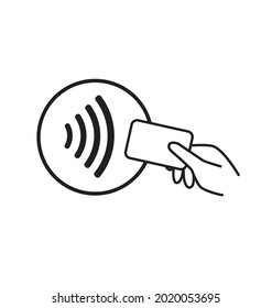 Contactless Payment Logo Contactless Wireless Payment Stock Vector ...