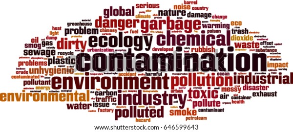 Contamination Word Cloud Concept Vector Illustration 库存矢量图（免版税 ...
