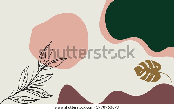 Contemporary Collage Style Design Hand Drawn Stock Vector (Royalty Free ...