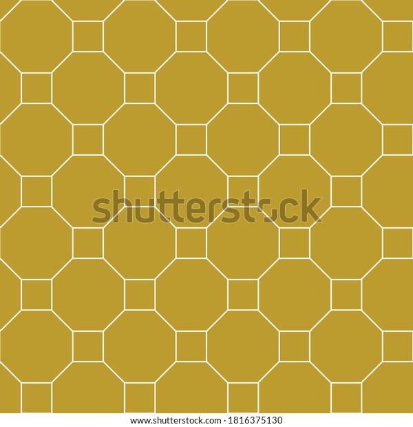 Contemporary Tessellated Repeating Octagon Squares Pattern Stock Vector ...
