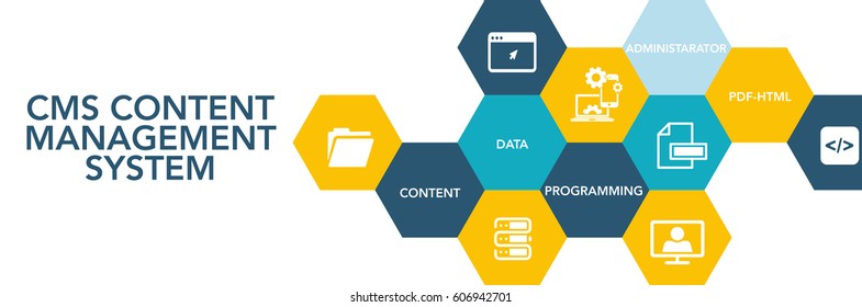 Content Management System Icon Concept Stock Vector (Royalty Free ...