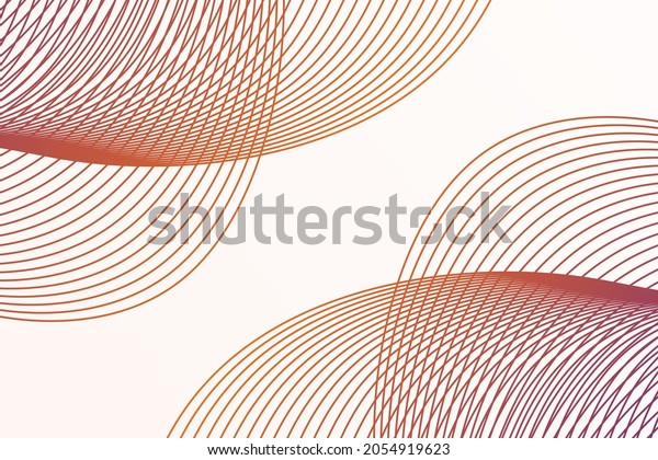 Continuous Background Smooth Color Curved Line Stock Vector (Royalty ...
