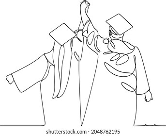 Continuous Line Art One Line Drawing Stock Vector (Royalty Free ...