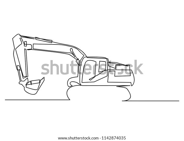 Continuous Line Art One Line Drawing Stock Vector (Royalty Free) 1142874035