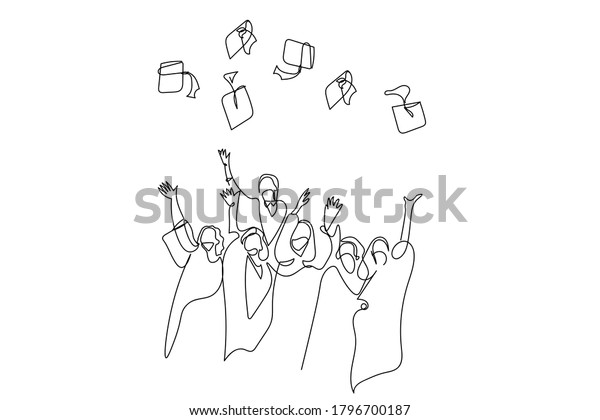 Continuous Line Art One Line Drawing Stock Vector (Royalty Free ...