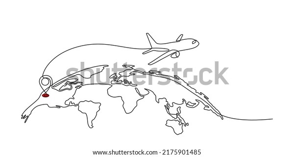 15,894 World Map Flight Destinations Images, Stock Photos & Vectors ...