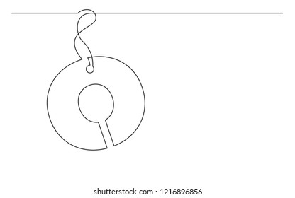 Continuous Line Drawing Alphabet Letter Label Stock Vector (Royalty ...