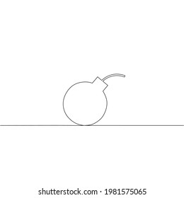 2,338 Single line bomb Images, Stock Photos & Vectors | Shutterstock
