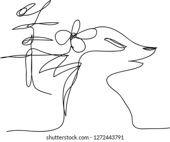 Continuous Line Drawing Chinese Zodiac Year Stock Vector (Royalty Free ...