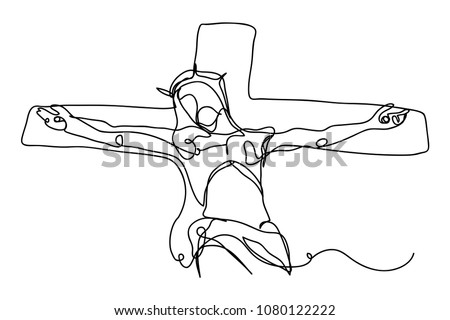 Jesus Line Art | Free download on ClipArtMag
