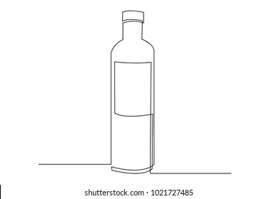 Continuous Line Drawing Cosmetic Product Design: เวกเตอร์สต็อก (ปลอดค่า ...