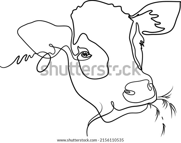 19,545 Cow Line Art Stock Vectors, Images & Vector Art | Shutterstock