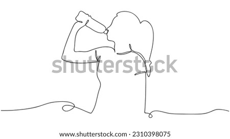 Drinking Water Drawing | Free download on ClipArtMag
