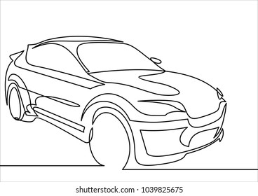 16,502 Cartoon car line drawing Images, Stock Photos & Vectors ...