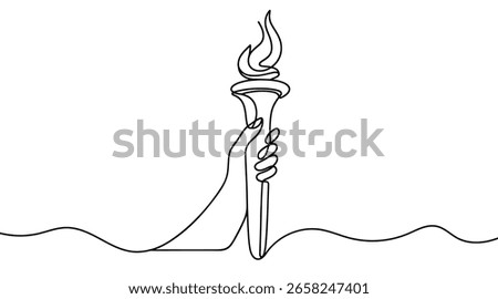 Torch Drawing | Free download on ClipArtMag